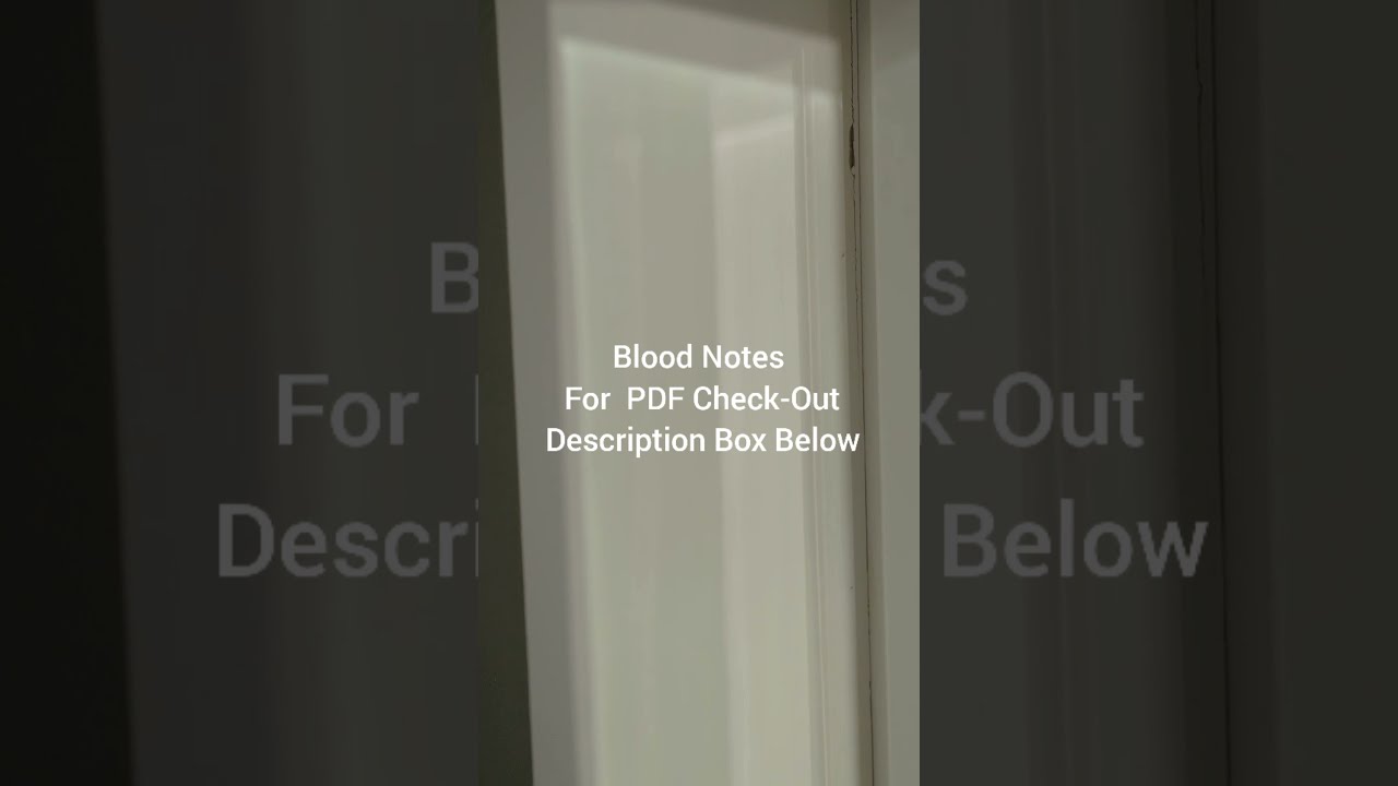 Blood Chapter Notes| RBC | WBC || PDF #SHORTS #MEDICAL #BAMS #MBBS #NURSING #BLOOD