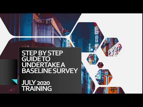 Meaning of baseline survey, A step by step guide to conduct a Baseline Survey FREE TRAINING 2020