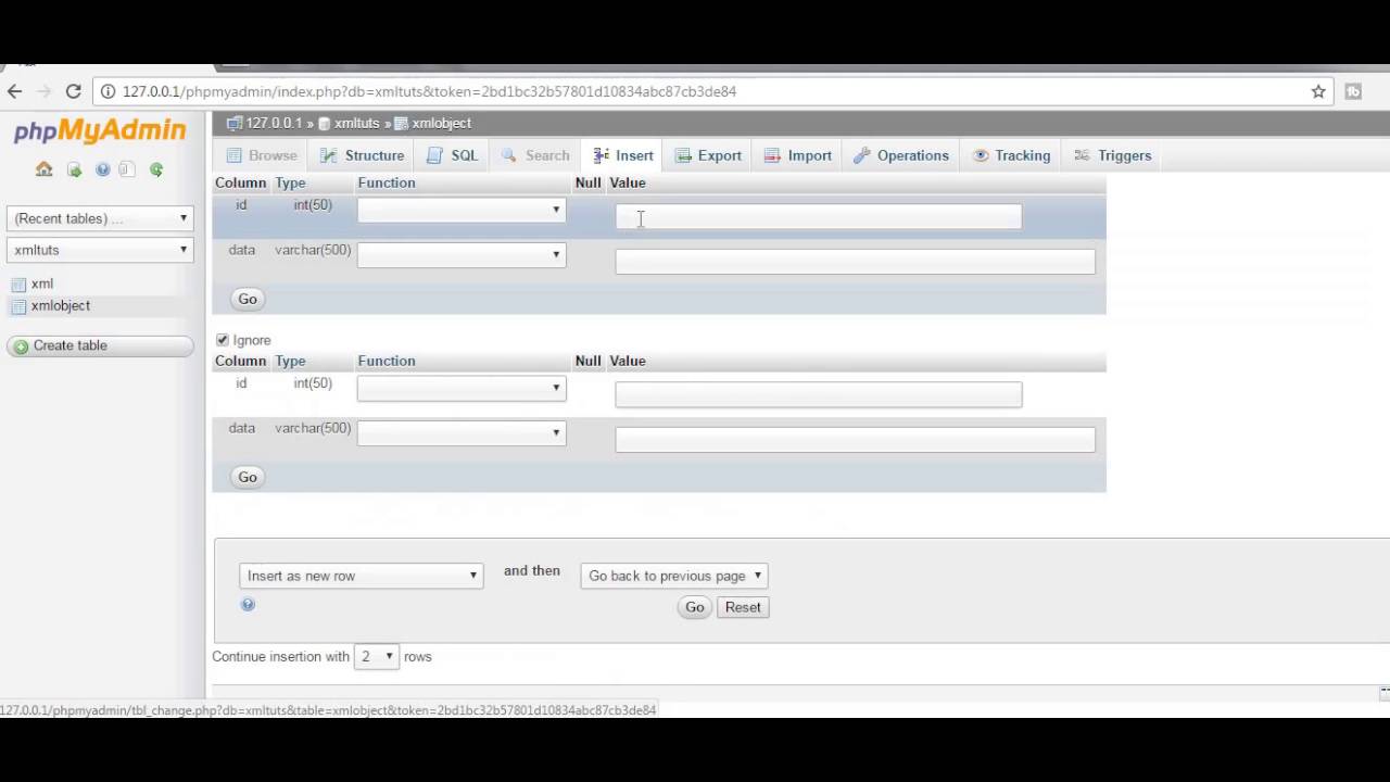 How to parse XML data or object from database