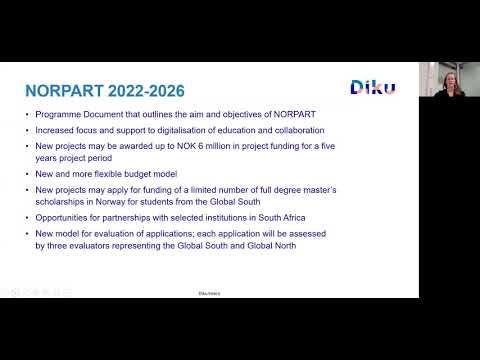 NORPART 2021 søkerwebinar