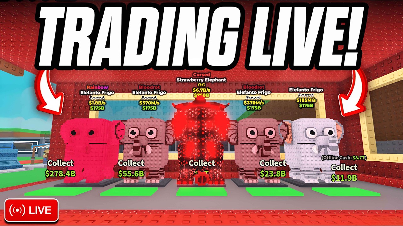TRADING AWAY THE RAREST ELEFANTO FRIGOS IN STEAL A BRAINROT!