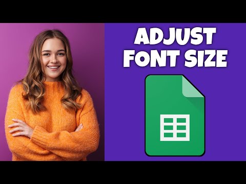 How To Adjust Font Size In Google Sheets | Google Sheets Tutorial