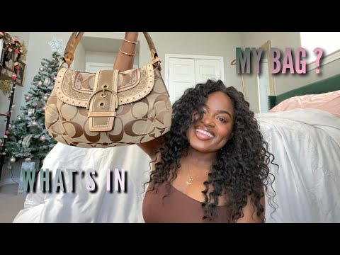 WHAT’S IN MY BAG| MY PURSE ESSENTIALS | VINTAGE BAG