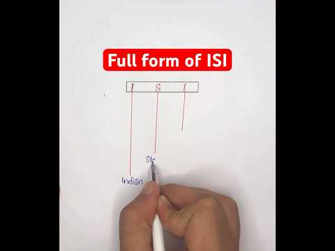 Full form of ISI #shorts #short #vocabulary #englishvocabulary