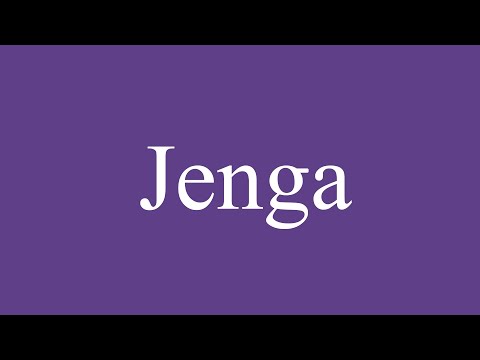 How To Pronounce ''Jenga'' Correctly in Spanish