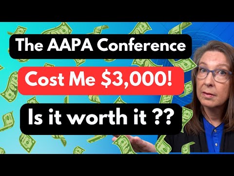 $3K AAPA Conference: Worth It? Conference Review & Money-Saving Tips!