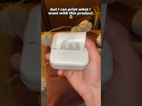 Last emoji = your reaction🥹 get your miniprinter at “funprintlab.com”