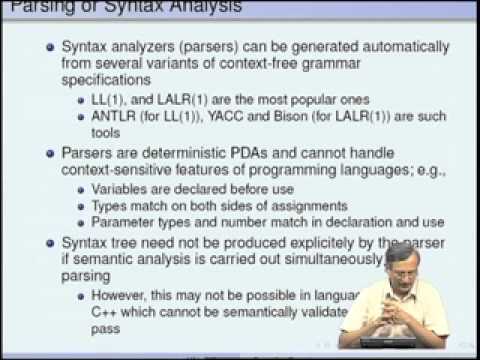 An Overview of a Compiler - Compiler Design Video Lecture - Computer Science Engineering (CSE)