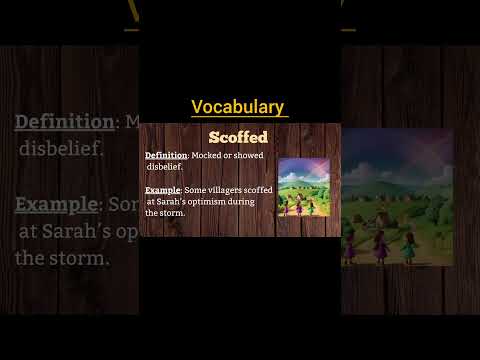 Scoffed #english #languagelearning #vocabulary #ytshorts #shorts