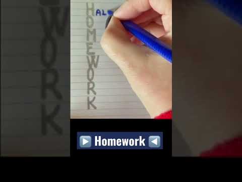 Real meaning of HOMEWORK 😜#meaning #school #homework