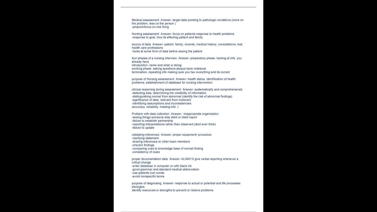 The Nursing Process  EXAM 2 With 100% Correct Answers pdf