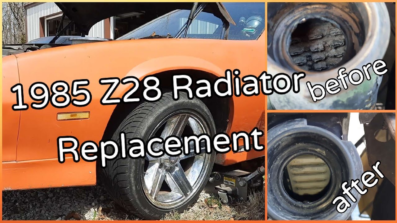 1985 Z28 Camaro Radiator Remove & Install