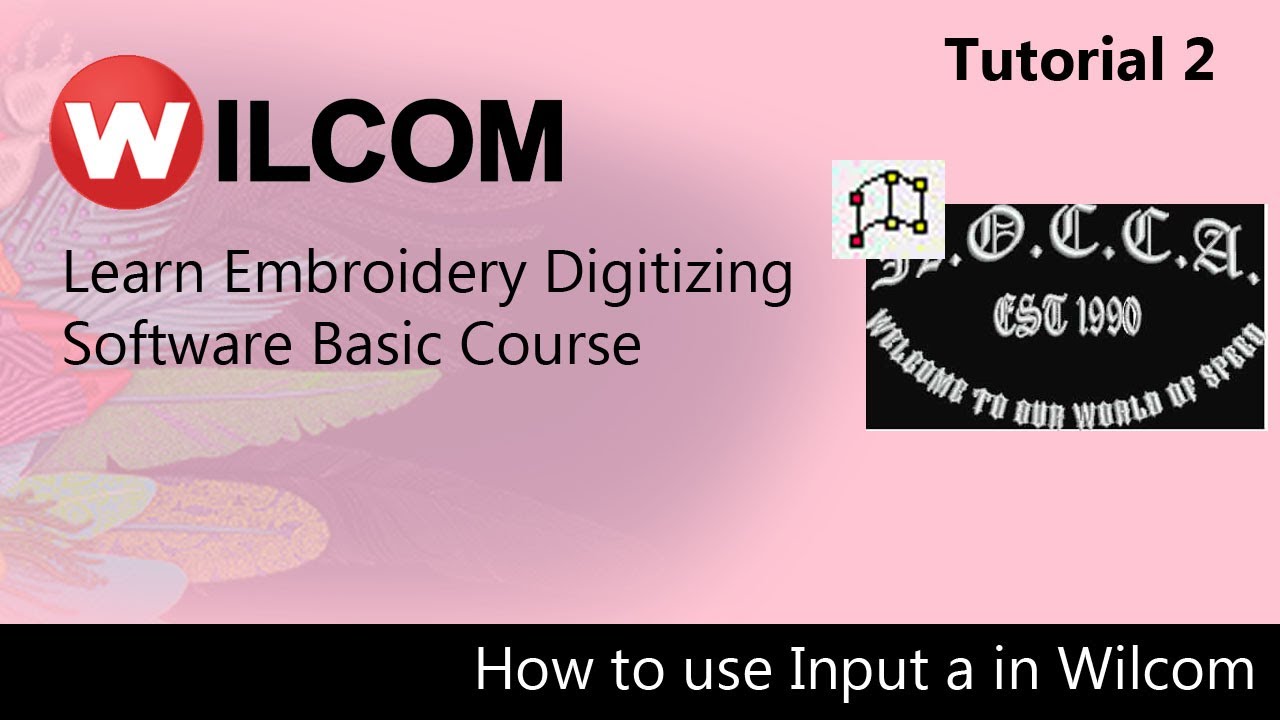 How to use Input a in Wilcom