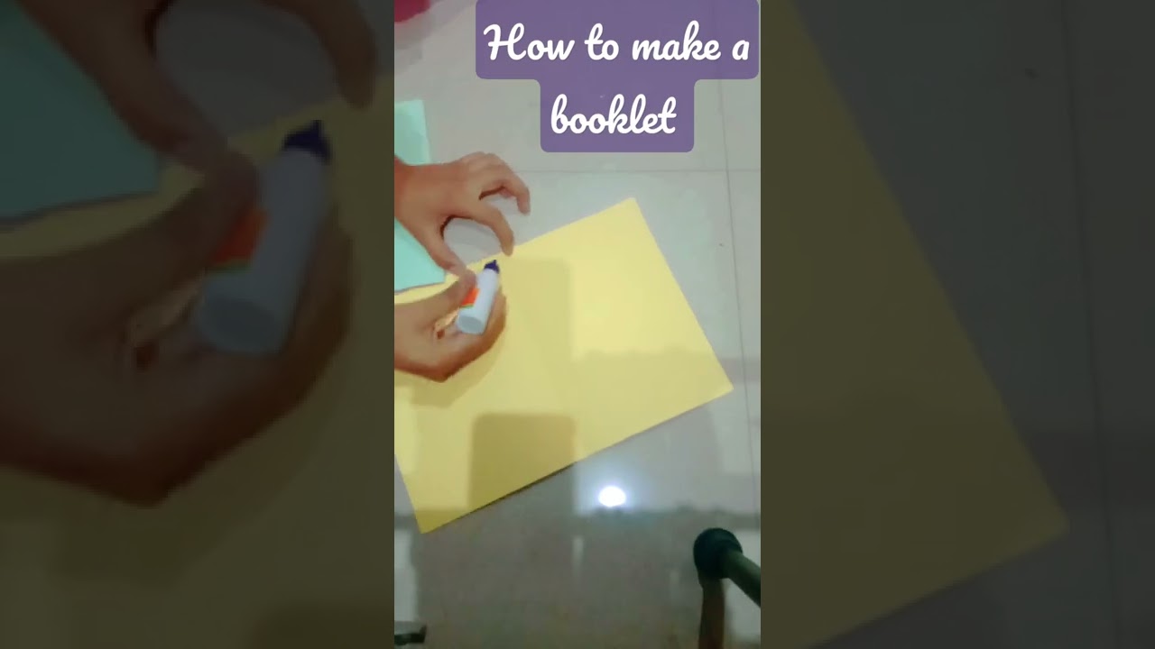 How to make a booklet /easy way#@P