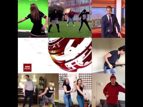 BBC News Theme TikTok Dance with BBC news colleagues