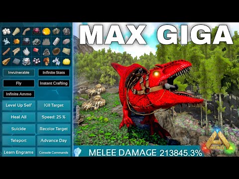Ark: Ultimate Mobile Edition | Taming Max GIGA Level 5.000