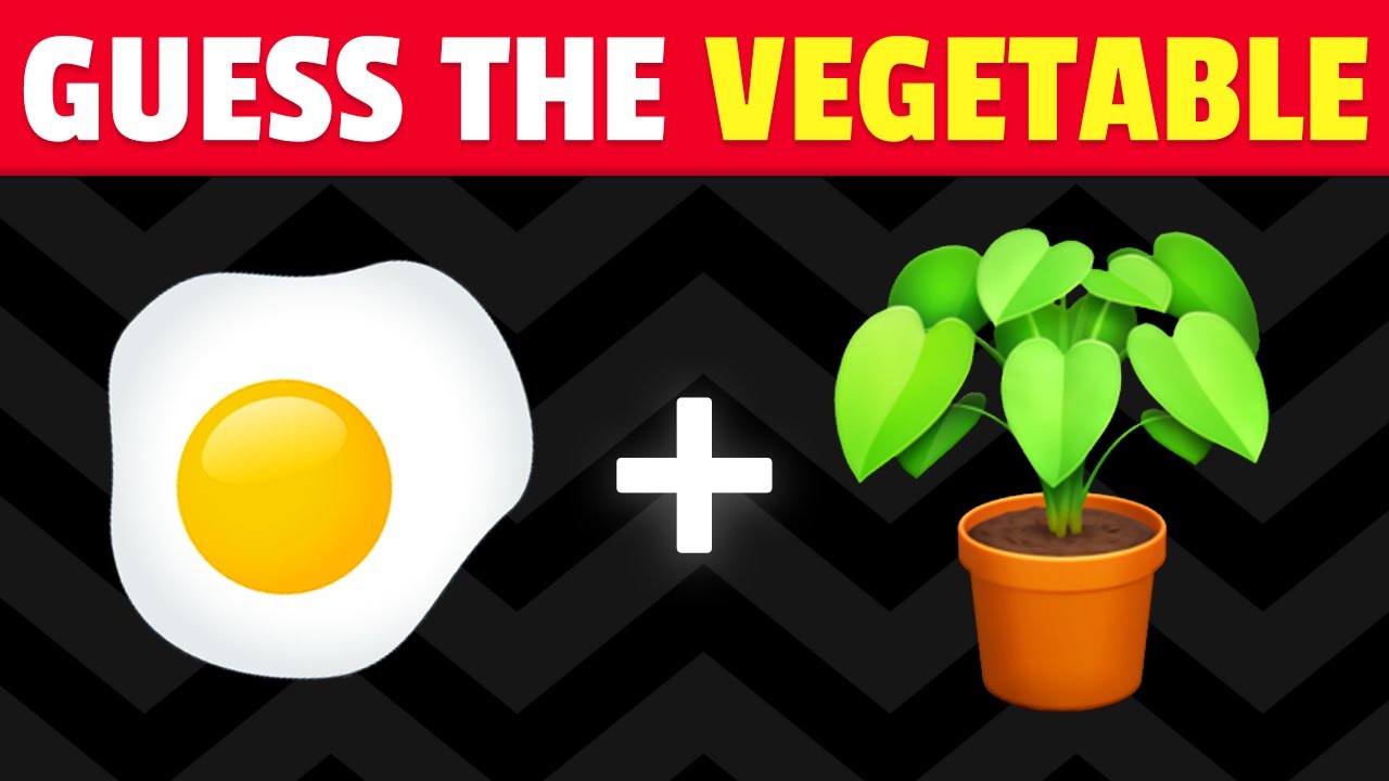 Can You Guess The VEGETABLE by Emojis? | Emoji Quiz