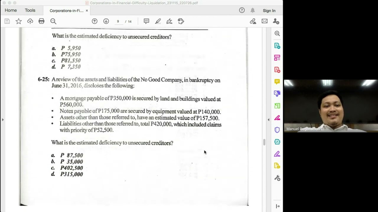 Corporate Liquidation 5