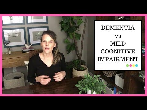 What's the difference between mild cognitive impairment and dementia
