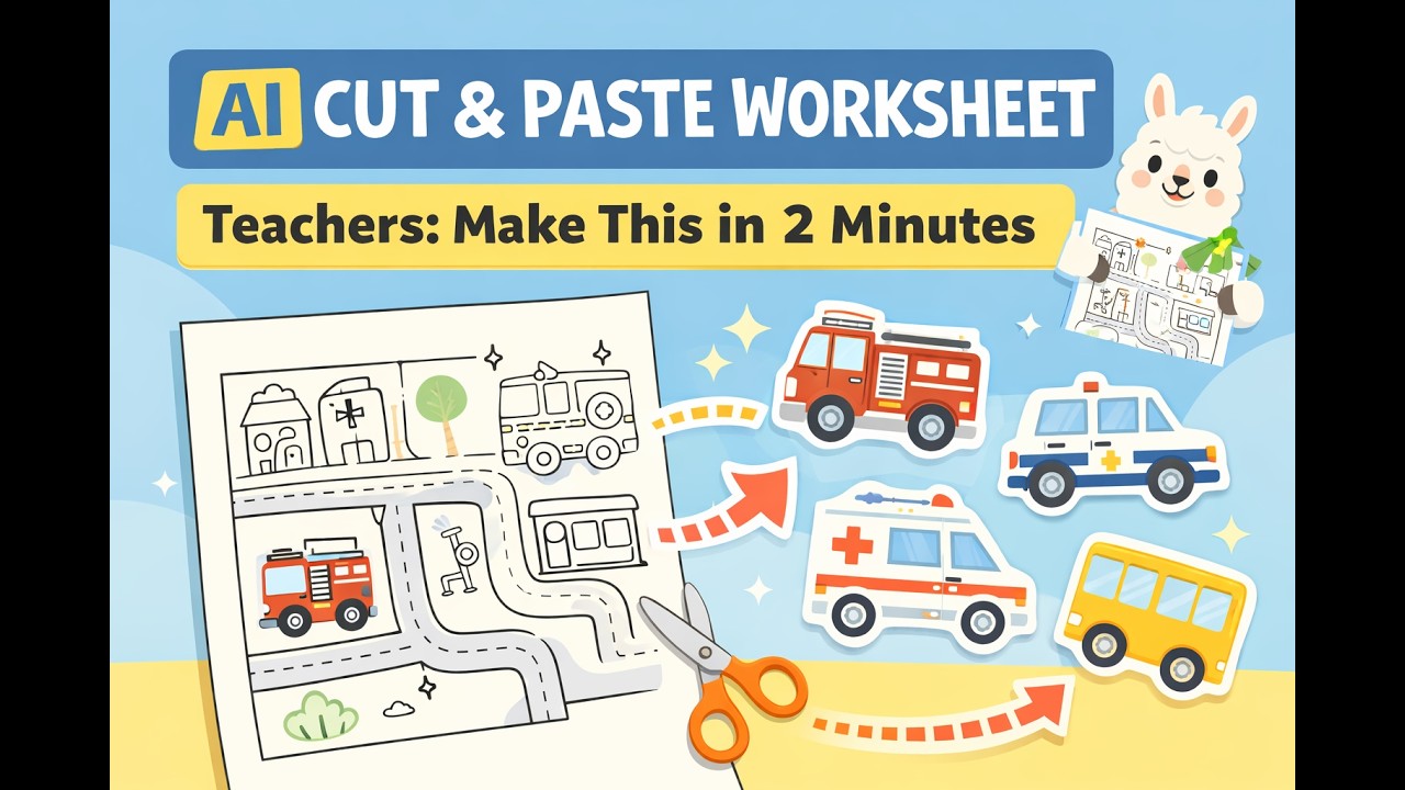Make a Cut-and-Paste Worksheet with AI (for Teachers)