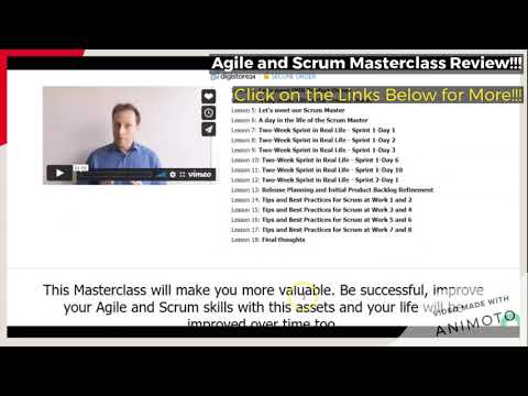 Agile Scrum Master Certification Online Course Review 2021!!! - Agile and Scrum Masterclass Review!!