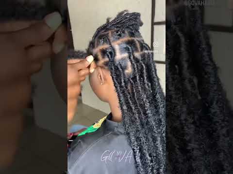 How to install Rihanna jumbo faux locs #fauxlocs