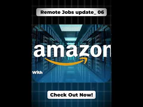 Amazon Data entry #no experience #remotejobs