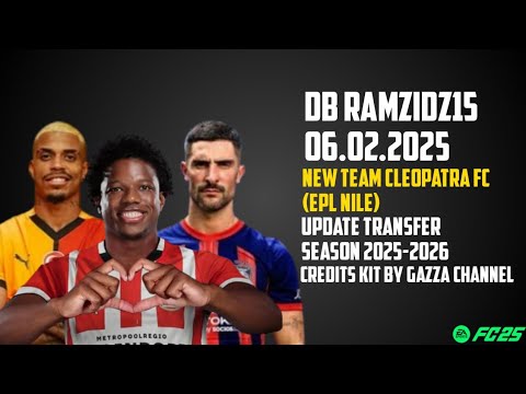 Fin4lly❗DB Ramzidz15 || New Team Ceramica Cleopatra FC || EPL Nile || New Transfer 2526 || MiVa16