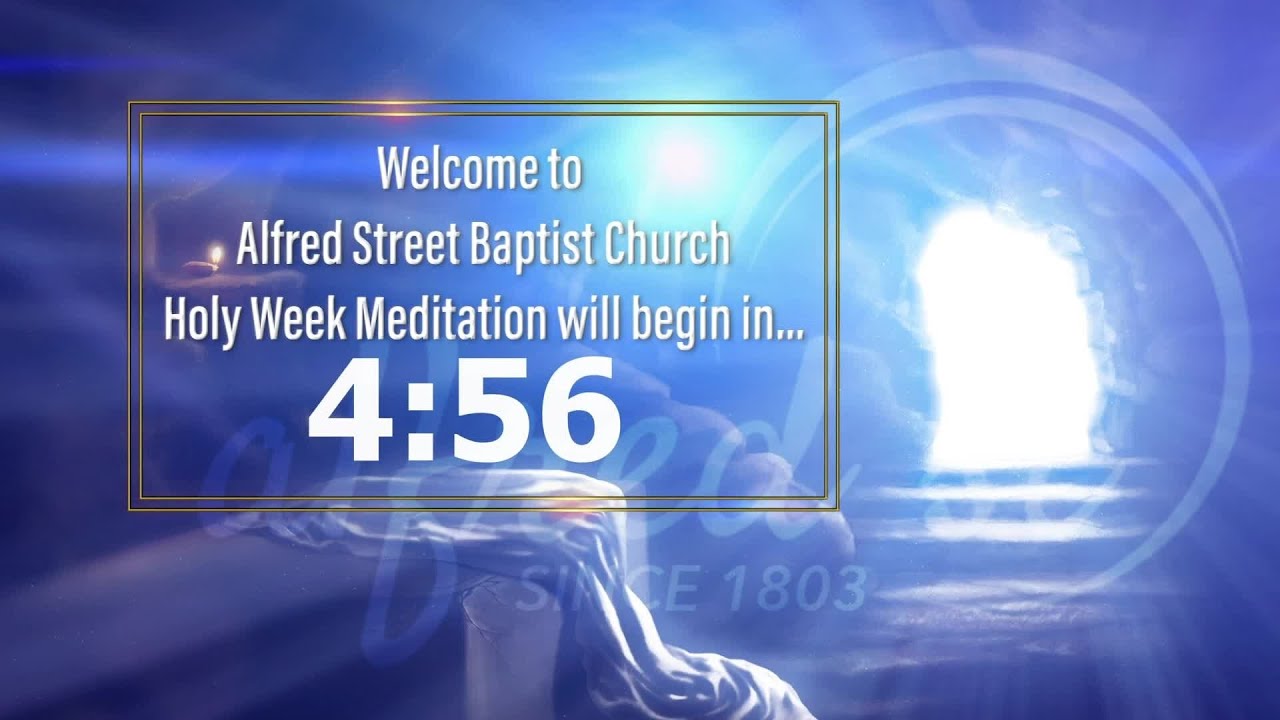 Holy Tuesday Virtual Holy Week Meditation
