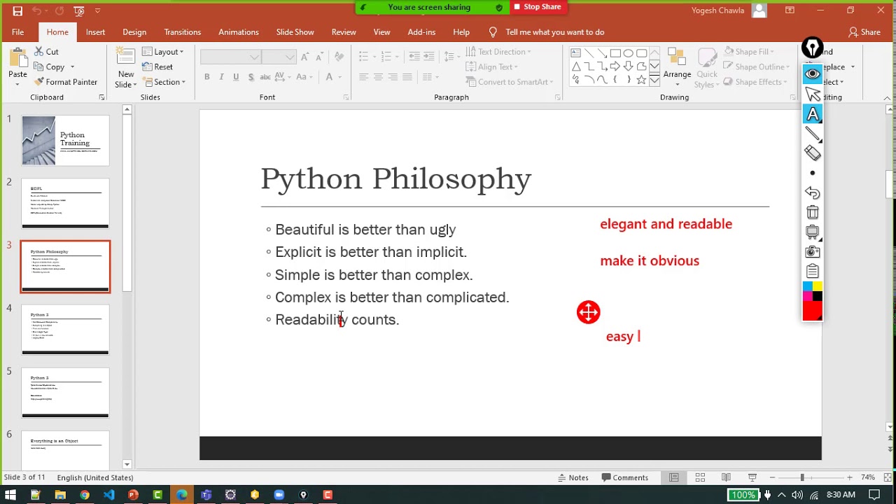 Python Language - django and Data Sciences - Introduction - Python Training Program