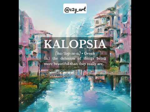 Greek word with beautiful meaning - KALOPSIA