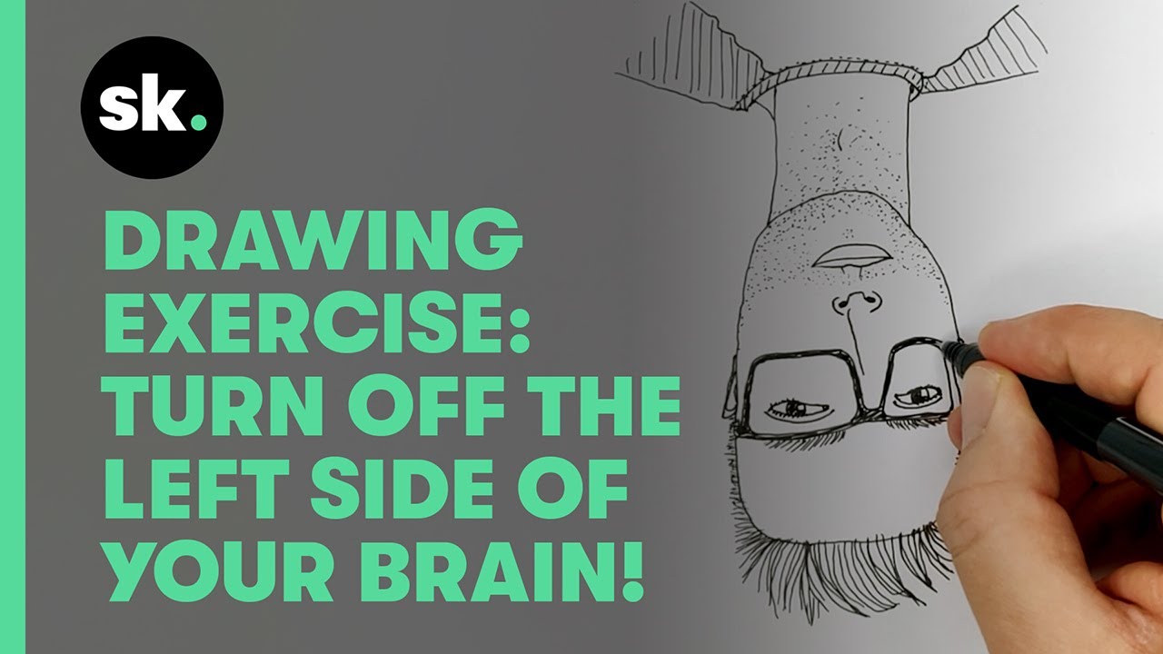 30-Day Drawing Challenge | Day 13: Drawing Upside Down