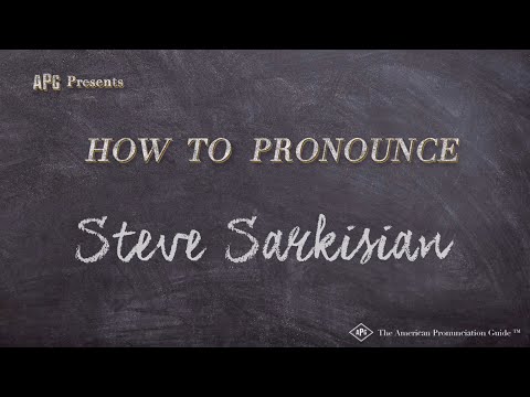 How to Pronounce Steve Sarkisian (Real Life Examples!)