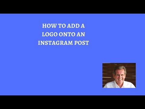 How to add logo on Instagram