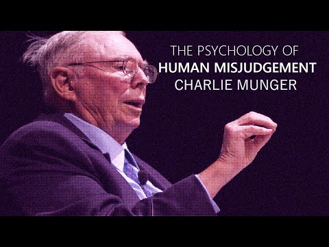 The Psychology of Human Misjudgment | 25 Cognitive Biases | Charlie Munger x Harvard University