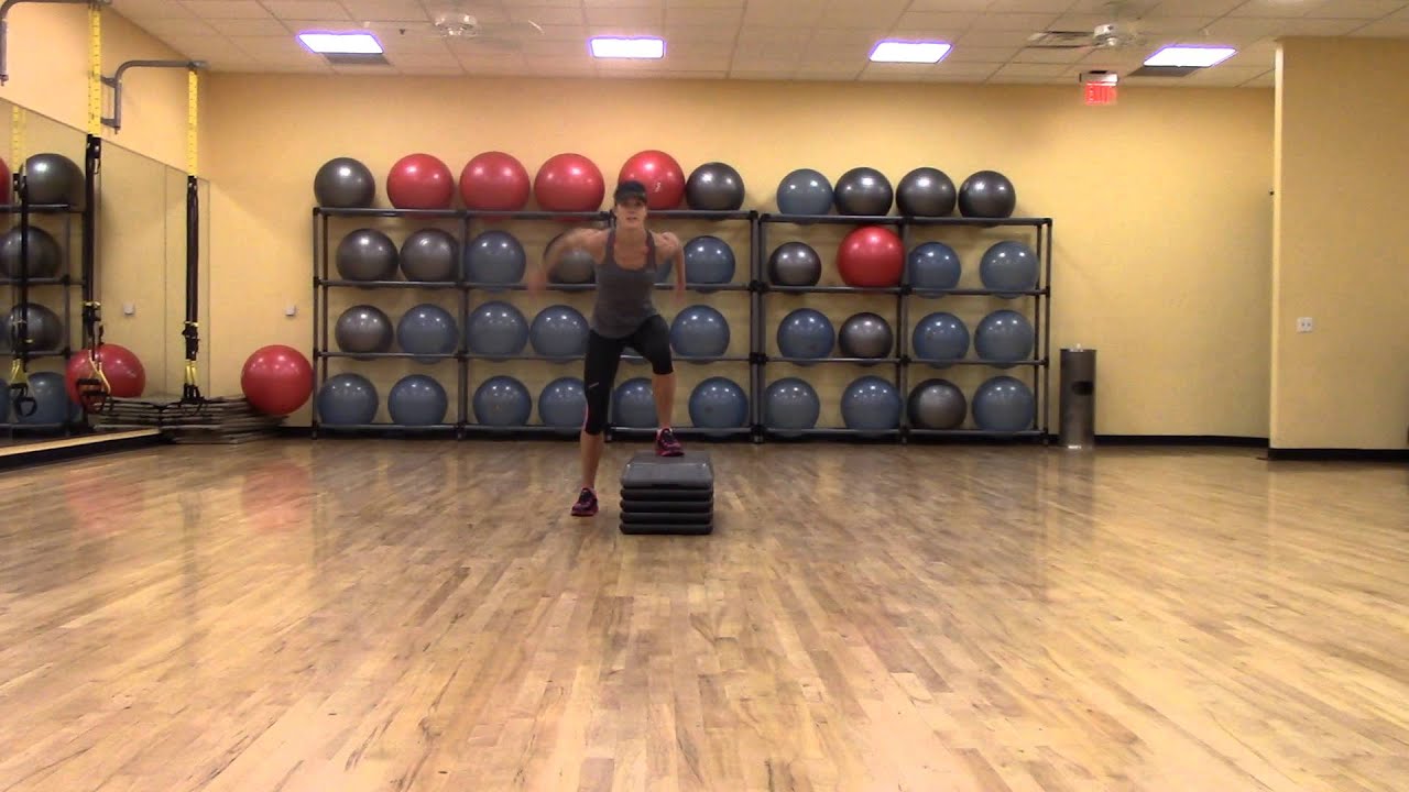 LATERAL POWER STEP;  beginner plyometric
