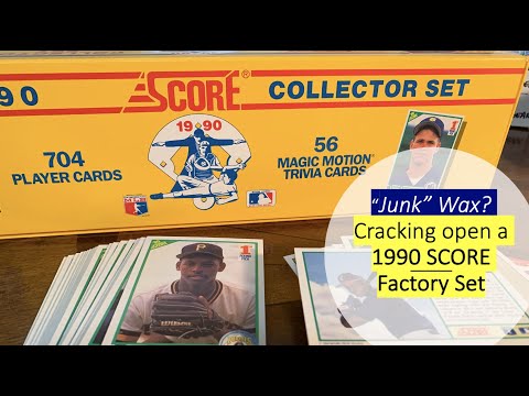 1990 SCORE Baseball Collector Set -- Break / Opening 📦