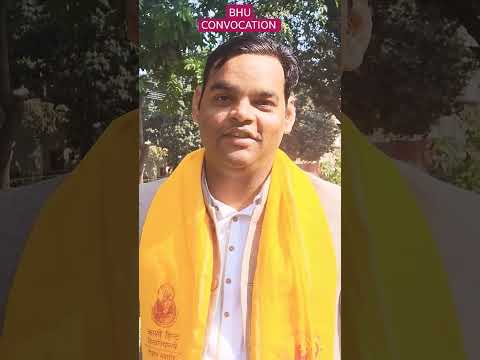 Excitement for convocation #bhu #bhuvlog #botany Bot @MastersofBotany