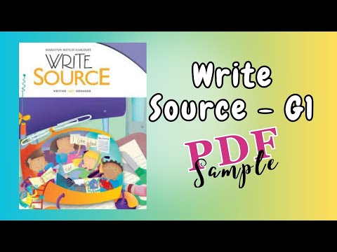 WRITE SOURCE G1 PDF | ESL Teacher Chloe Vee