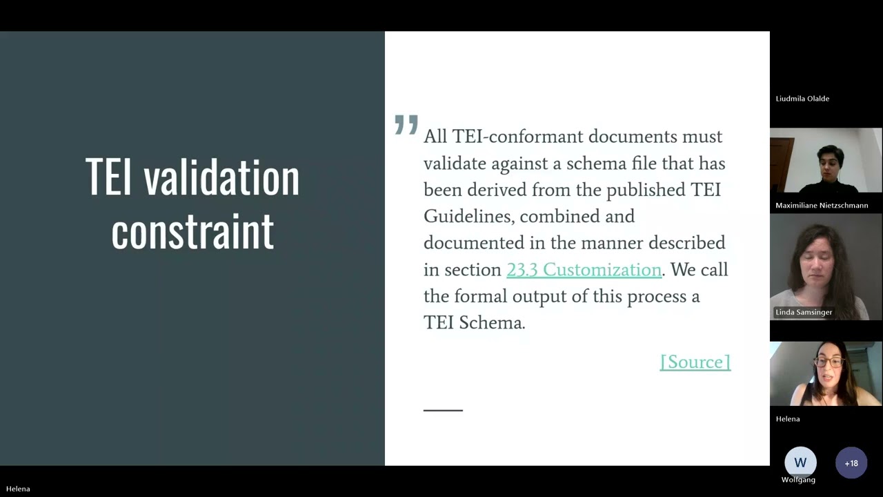 Dos and don’ts in TEI schema customization. An introduction to the ODD specification (CM 2024-07-02)