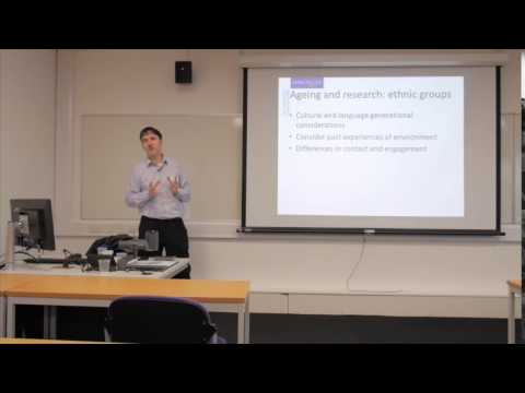 NCRM Video: Studies of Human Ageing by Dr Neil Pendleton - Methods Fair ...