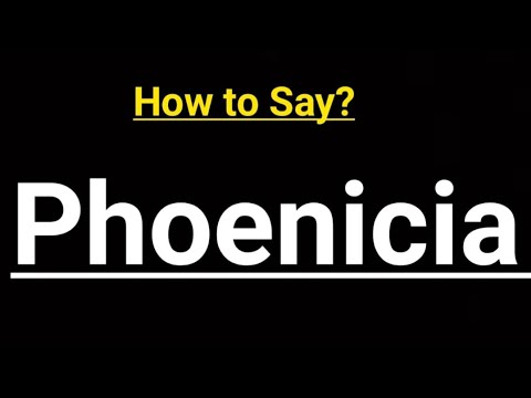 How To Pronounce Phoenicia in English (CORRECTLY)