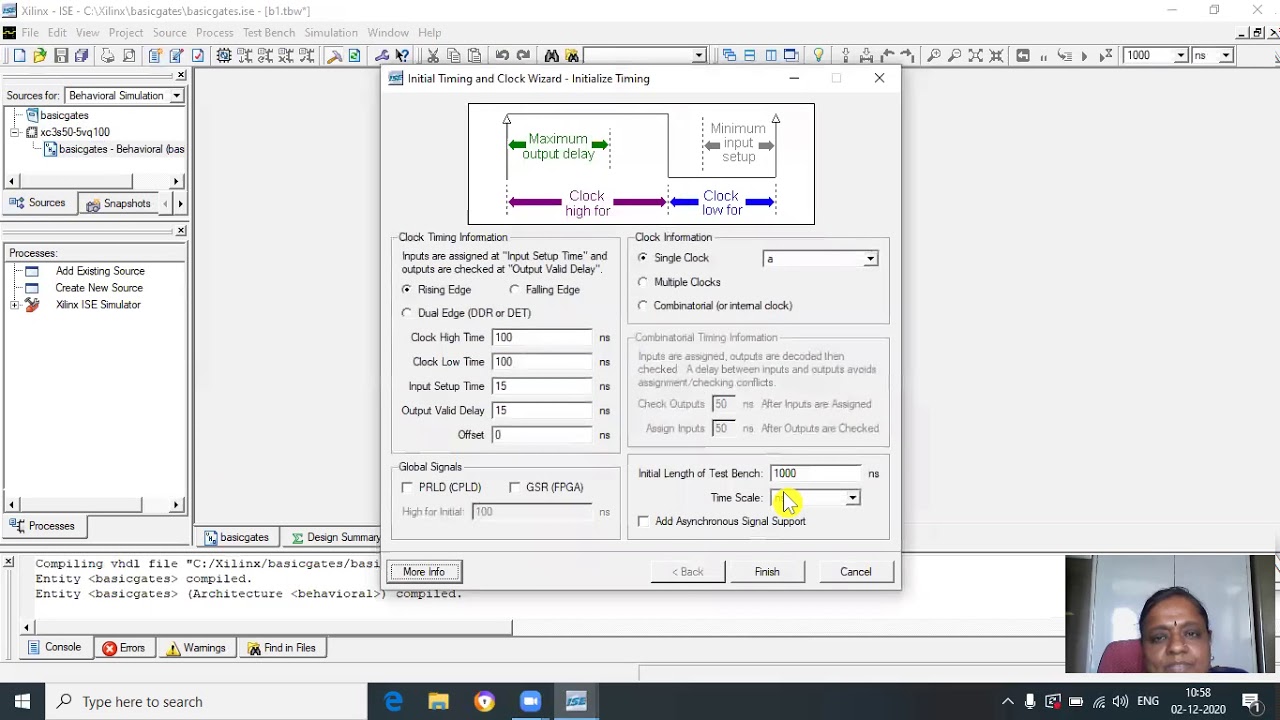 VHDL Practical-1 :Behavioral modeling and simulation of basic gates