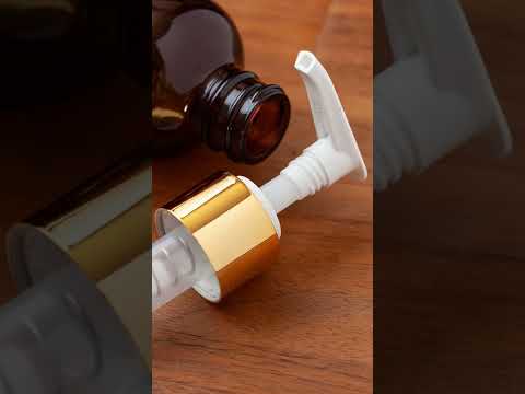 4 oz Amber Glass #plastic #bostonround #bottle #gold #lotion #essentialoils #traveling #aromatherapy