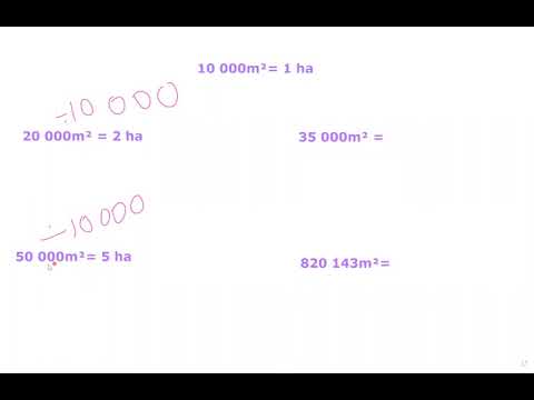 Converting Square Meters into Hectares