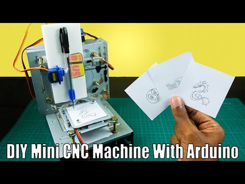 DIY mini Arduino CNC drawing machine
