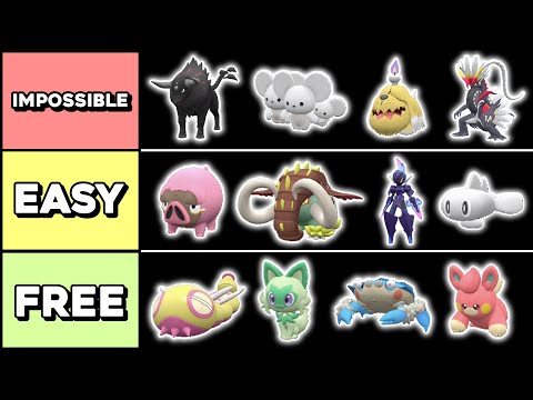 These are the RAREST SHINY POKEMON in Scarlet and Violet (Tier List)