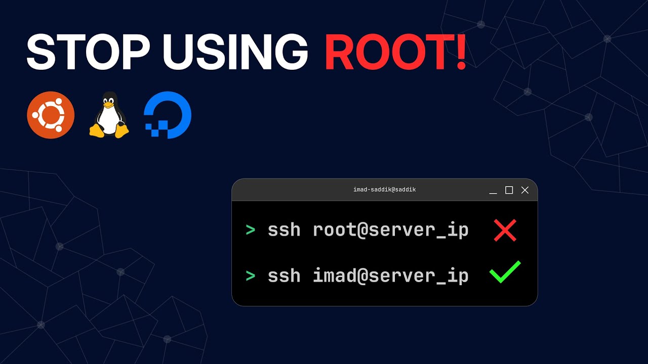Stop using root! The secure server setup guide (DigitalOcean & SSH)