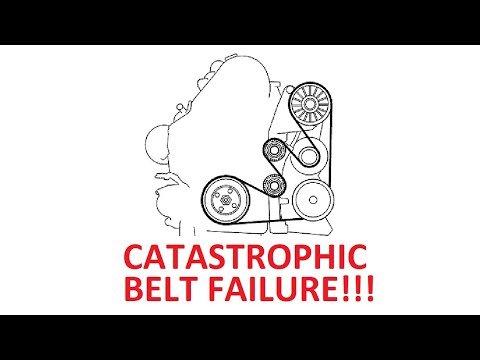 Volvo Serpentine Belt Replacement - PAS Pump and Alternator too!! 😳 #diymechanic #roadtripfail