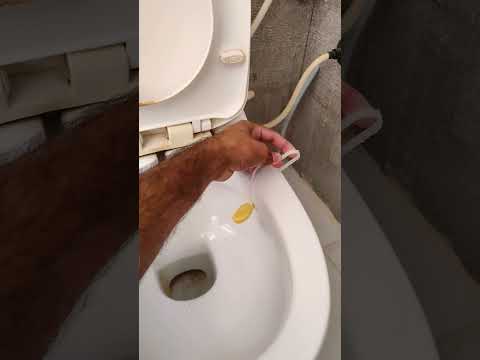 how to fit #Harpic hygienic #toilet rim block lavender